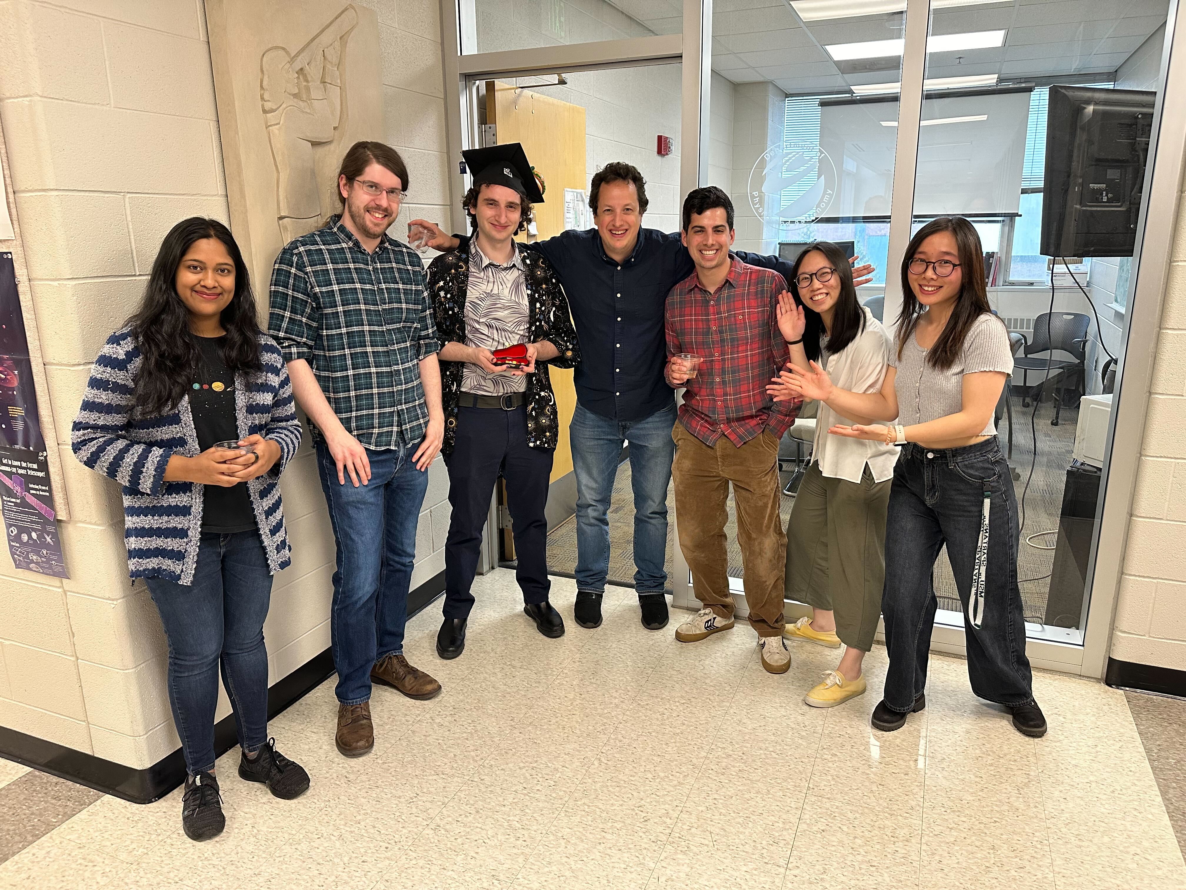 A Dr. is Born - Josh Shields Defends Thesis on SN Ia Surviving Companions